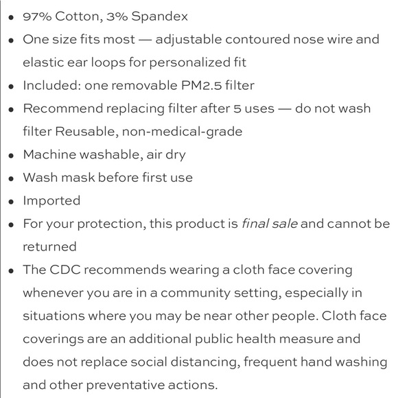 Draper James | Accessories | Draper James Magnolia Vines Face Mask ...